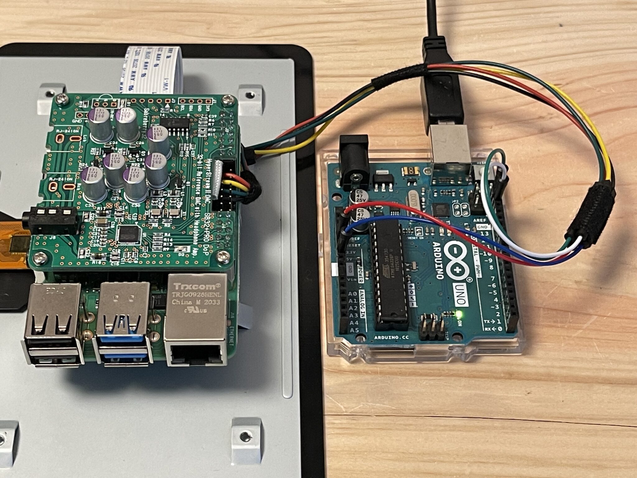 SHT31センサ+Arduino+Tera TermでRaspberry Pi 4ケース内の温度推移を記録 | よかひより